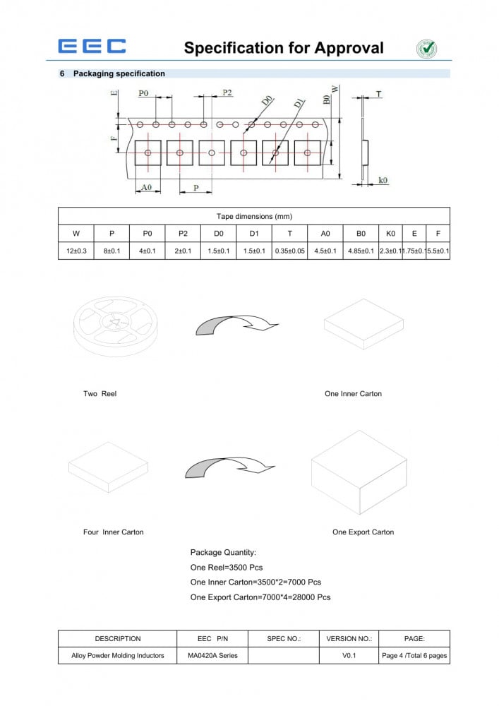 EEC MA0420A specification page 5