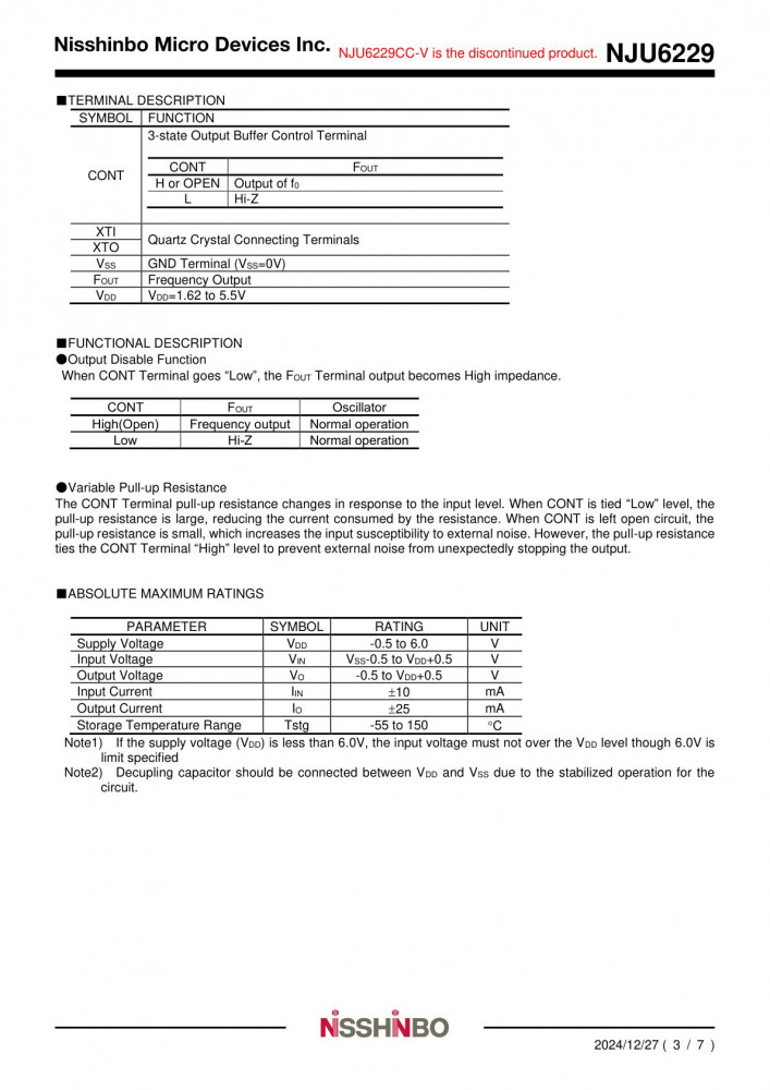NJU6229 technical document page 3