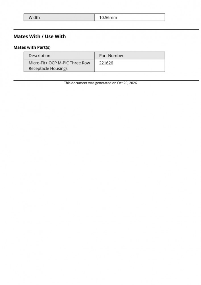 MOLEX 2215910121 technical document page 4