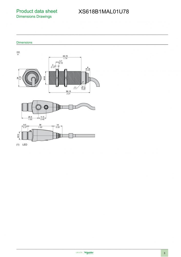 XS618B1MAL01U78 technical document page 3