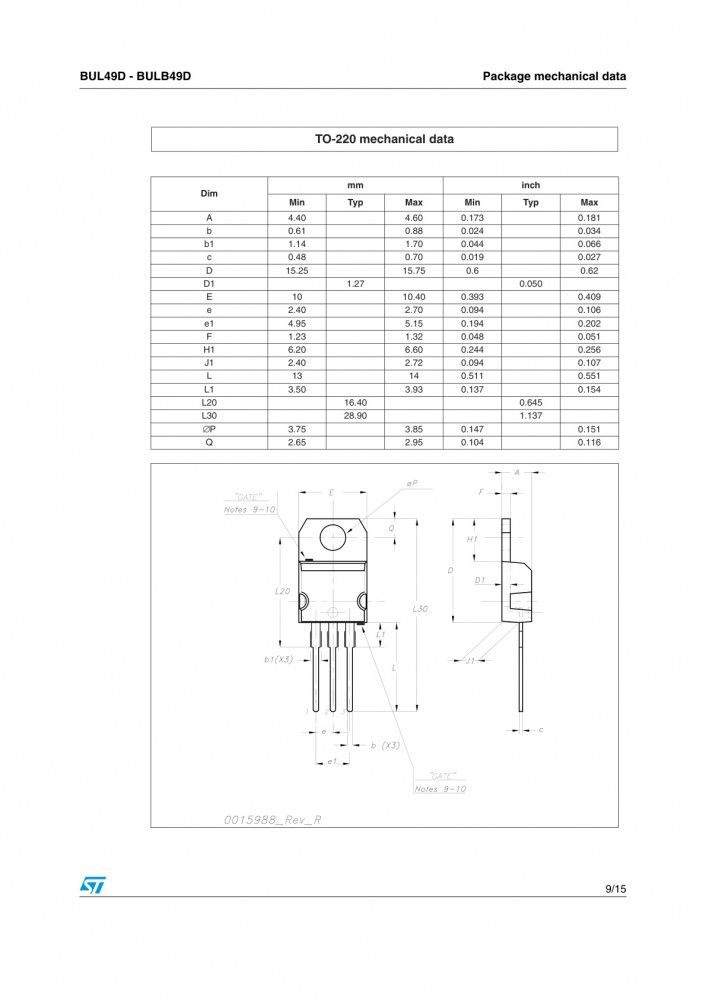 BUL49D datasheet page 9