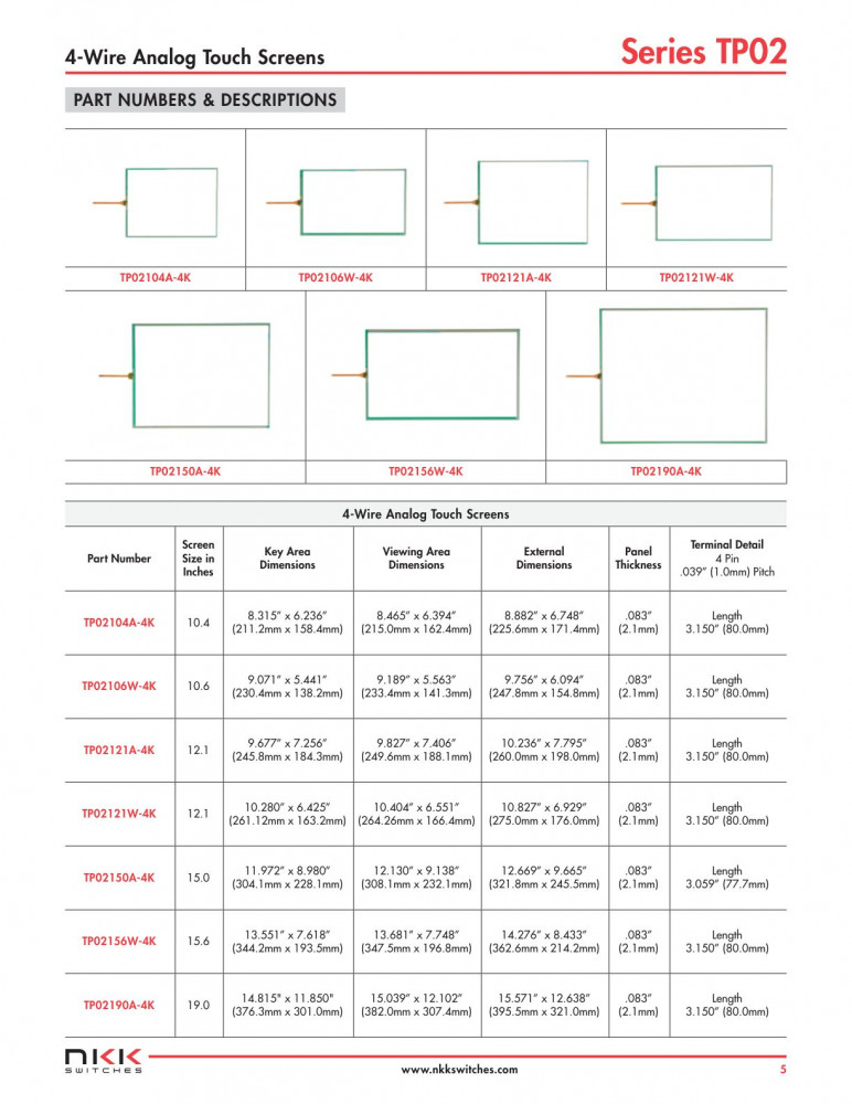 TP02 Series document preview, page 5