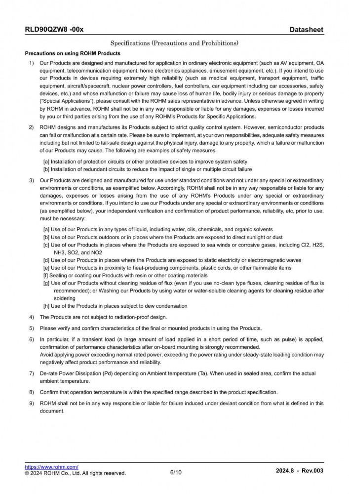 RLD90QZW8-00A technical document page 6