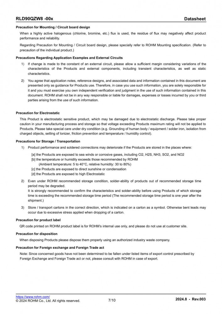 RLD90QZW8-00A technical document page 7