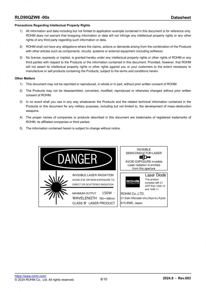 RLD90QZW8-00A technical document page 8