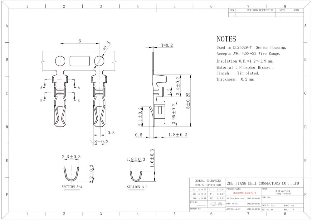 DLL TJC3B-H-T technical drawing page 6