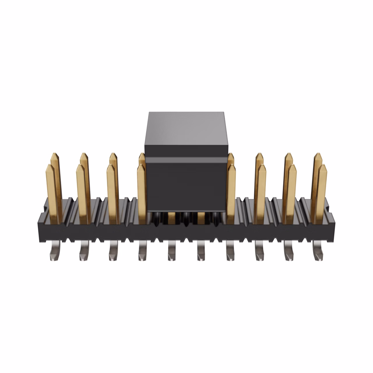 Milli-Grid Header, Vertical, Surface Mount, 20 Circuits (Void at circuit 5), 0.38µm Gold (Au) Plating, Mating Pin Length 3.80mm, with Cap, Tape and Reel, Lead-Free for sale