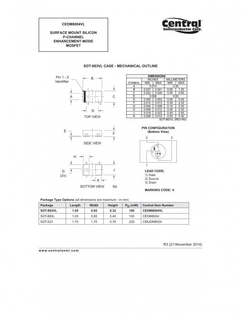 CEDM8004VL datasheet page 2