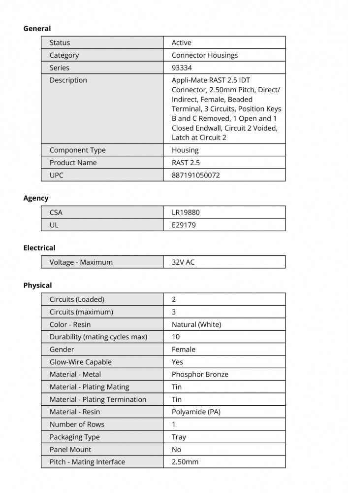 933340039 product document image, page 2