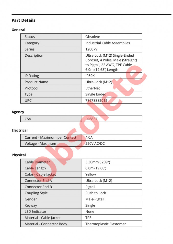 MOLEX 1200790141 technical drawing page 2