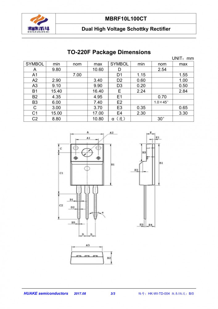 MBRF10L100CT datasheet page 3