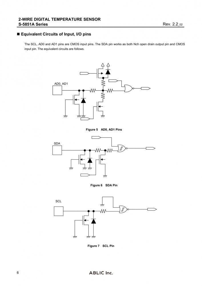 S-5851A datasheet page 6