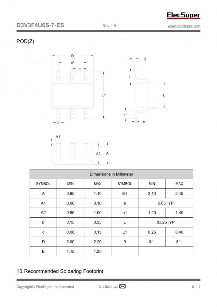D3V3F4U6S-7-ES datasheet page 5