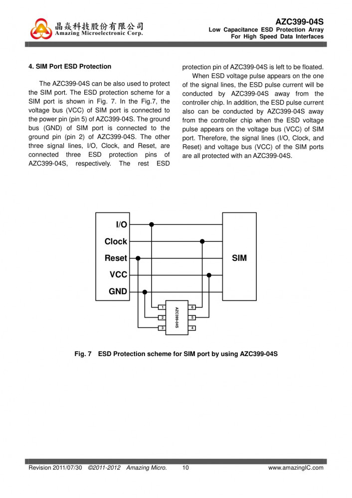 AZC399-04S datasheet page 10