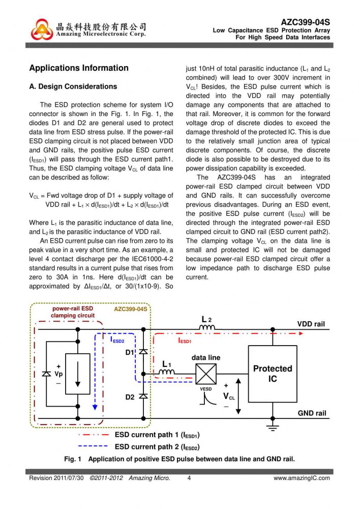 AZC399-04S datasheet page 4