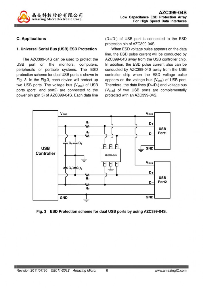 AZC399-04S datasheet page 6