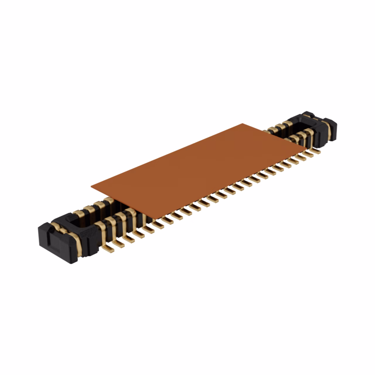 SlimStack Board-to-Board Plug, 0.40mm Pitch, Surface Mount, Dual Row, Vertical Stacking, 1.00mm Stacking Height, with Solder Tabs, with Vacuum  Tape, 50 Circuits for sale