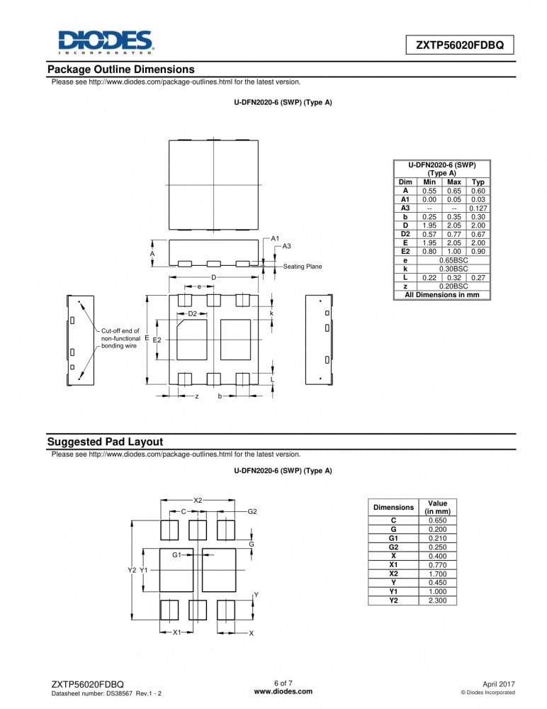 ZXTP56020FDBQ-7 datasheet page 6