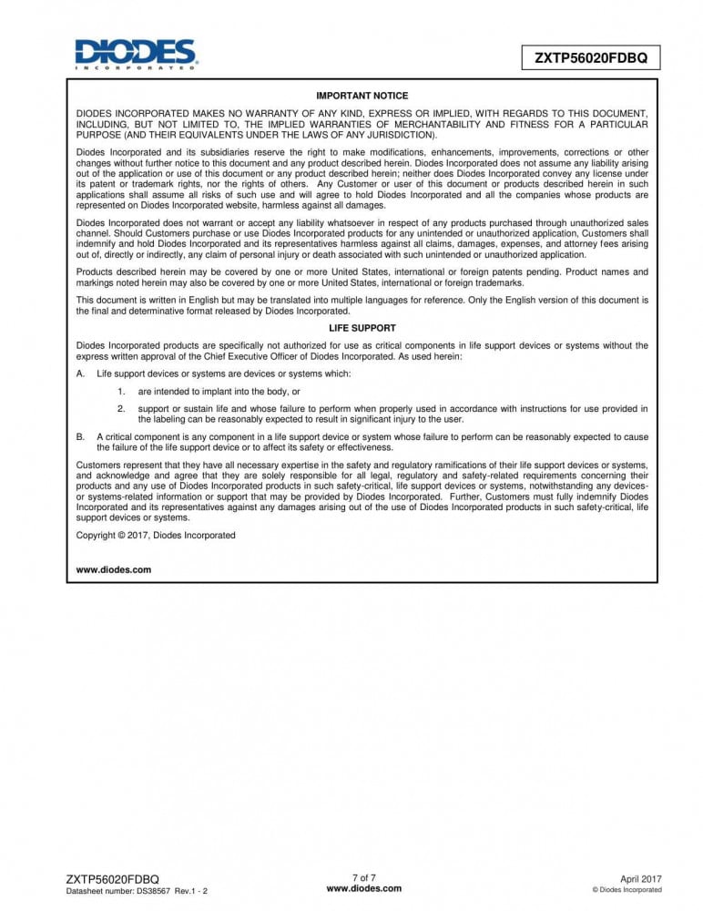 ZXTP56020FDBQ-7 datasheet page 7
