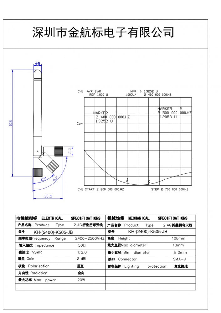 KH-(2400)-K505-JB technical document