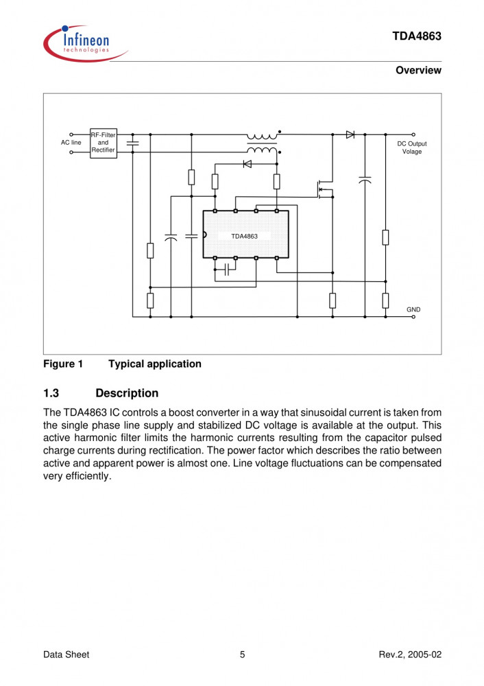 TDA4863G datasheet page 5