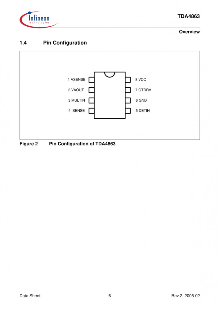 TDA4863G datasheet page 6