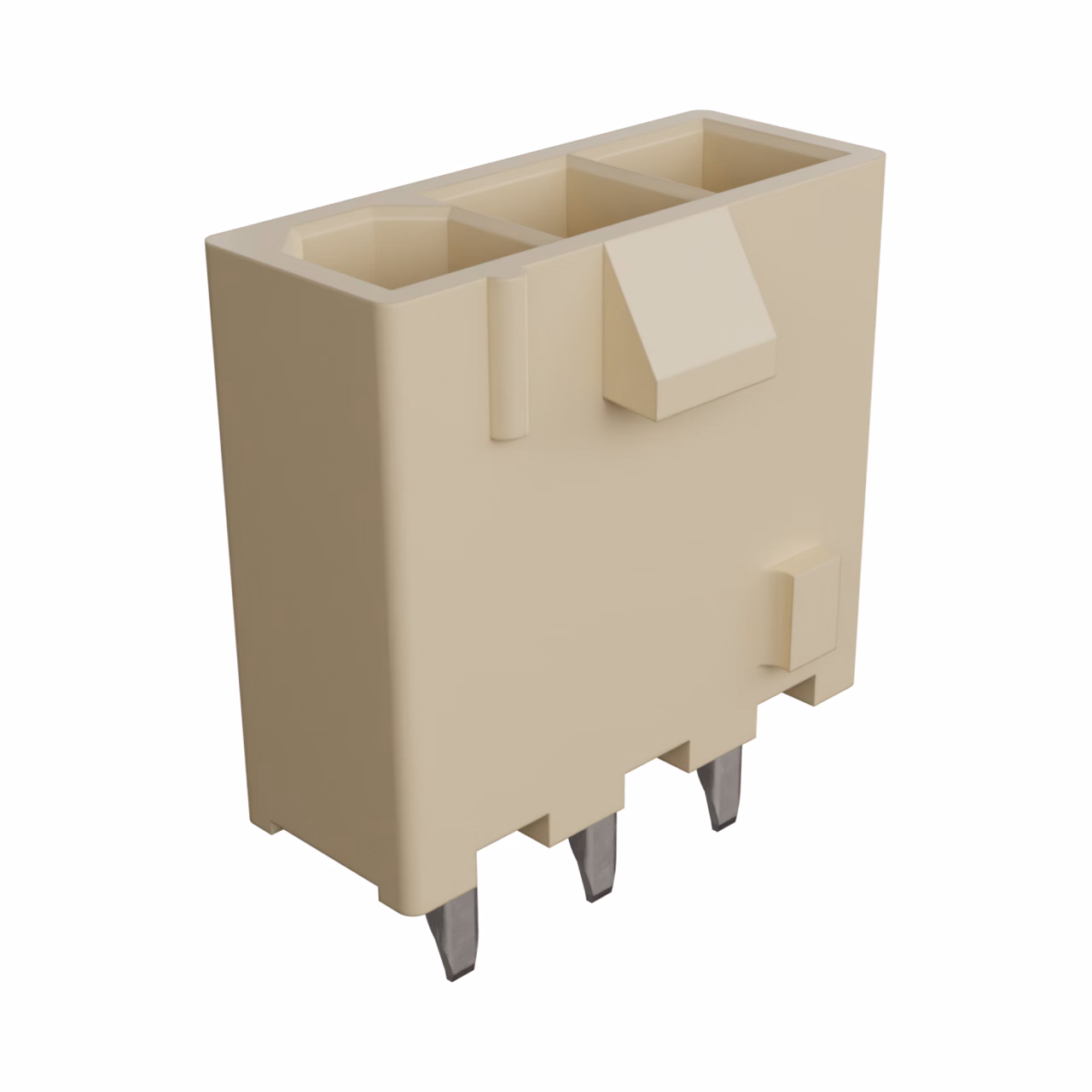 Sabre Right-Angle Header, 7.50mm Pitch, 3 Circuits, Glow-Wire Capable, 5.33mm Tail Length. for 2.40mm PCB, with Board Lock, Complies with the UL1977 finger proof access requirement