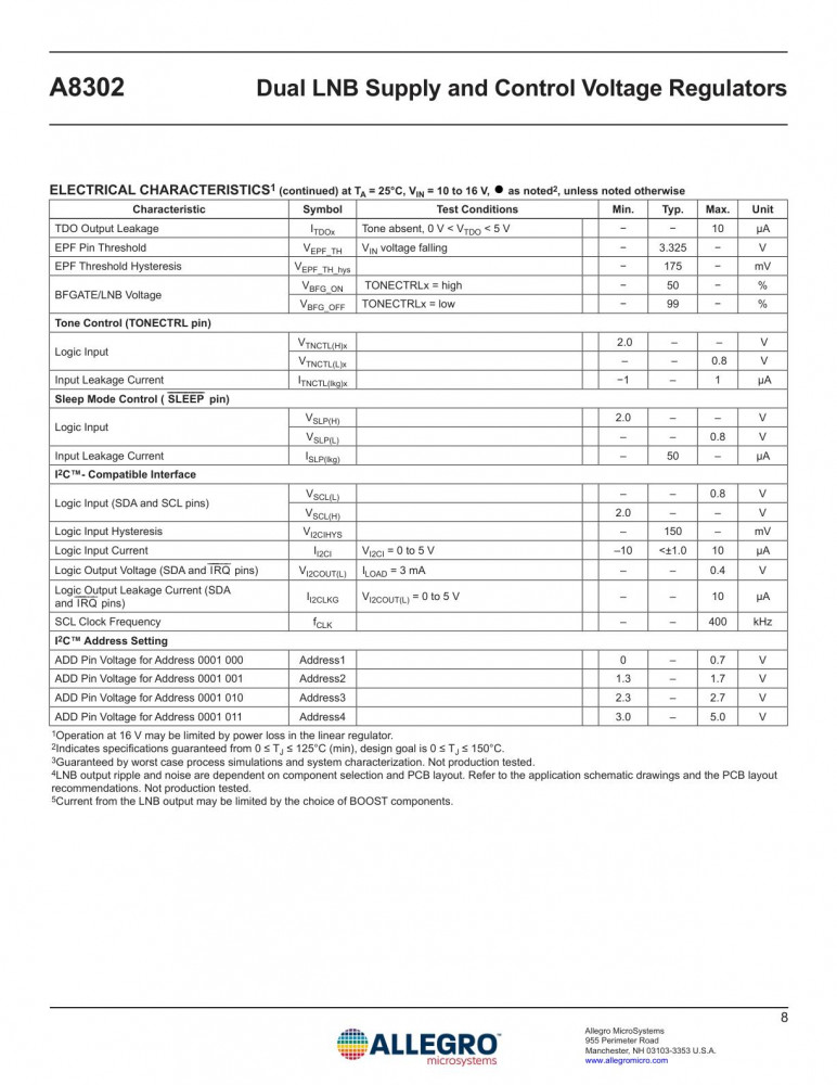 A8302 technical document page 8