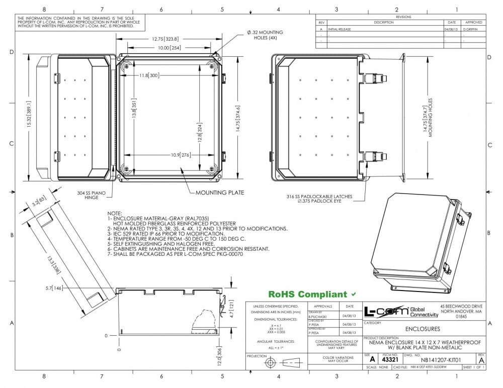 NB141207-KIT01 technical document page