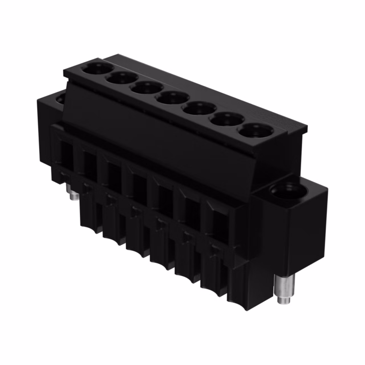 3.81mm Pitch Eurostyle Vertical Plug, with Retention Screws, Rear Wire Entry, 7 Circuits for sale