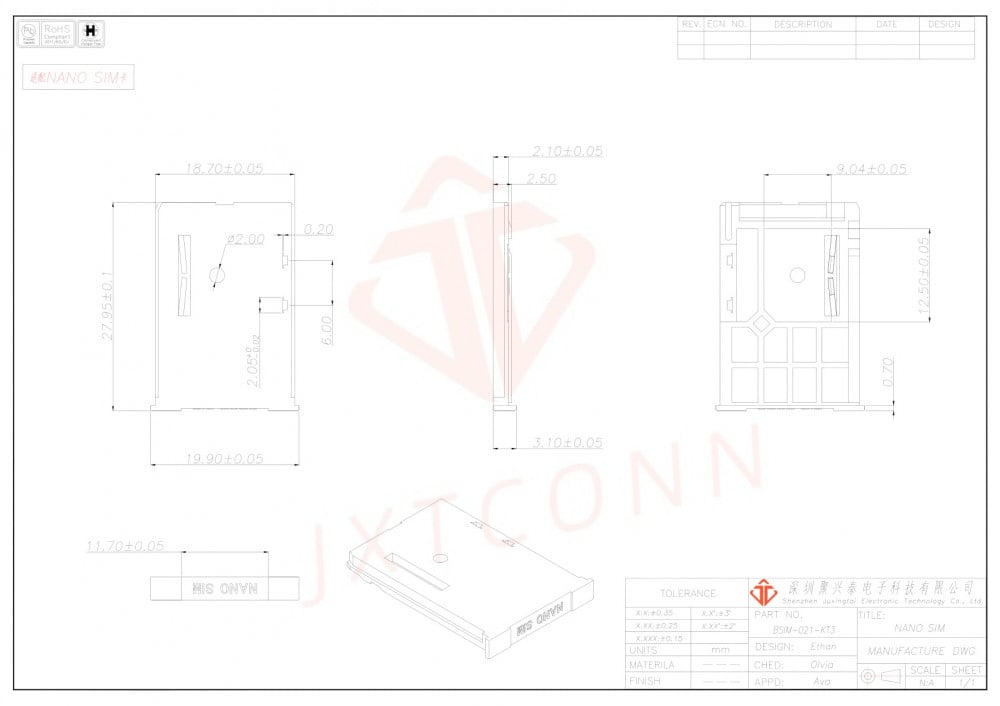 BSIM-021-8P technical drawing page 4