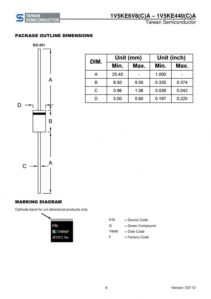 1V5KE39CA datasheet page 6