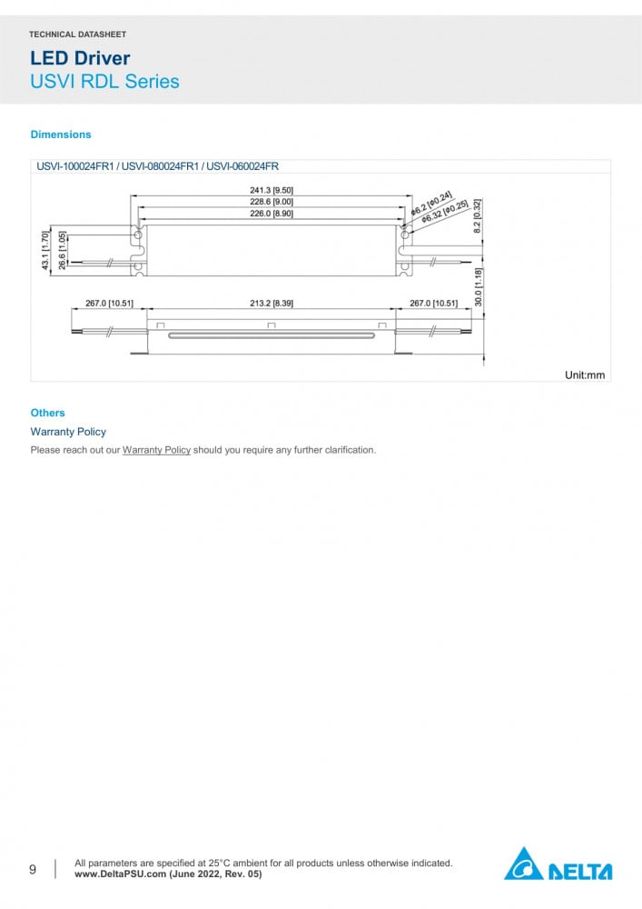 USVI RDL datasheet page 9