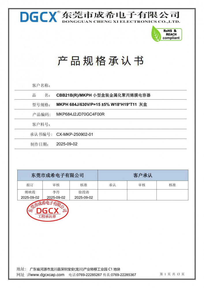 DGCX technical document page 1