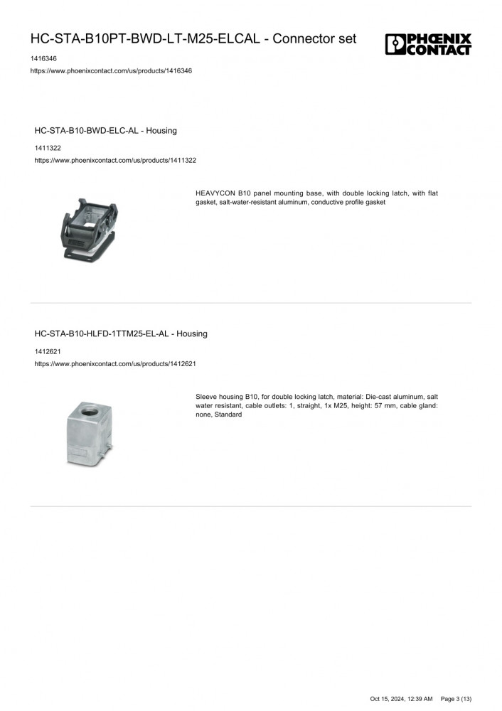 Phoenix Contact 1416346 technical document page 3