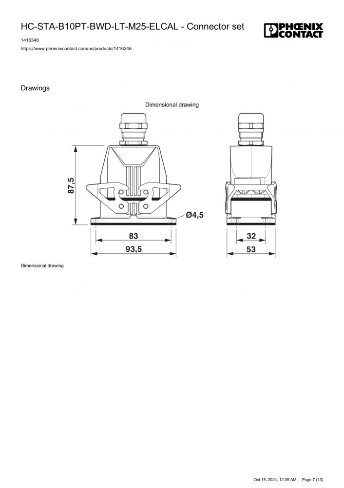 Phoenix Contact 1416346 technical document page 7