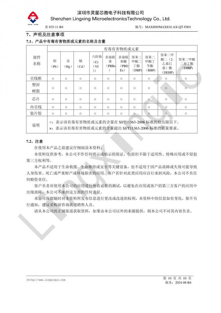 MAX809/MAX810 datasheet page 10