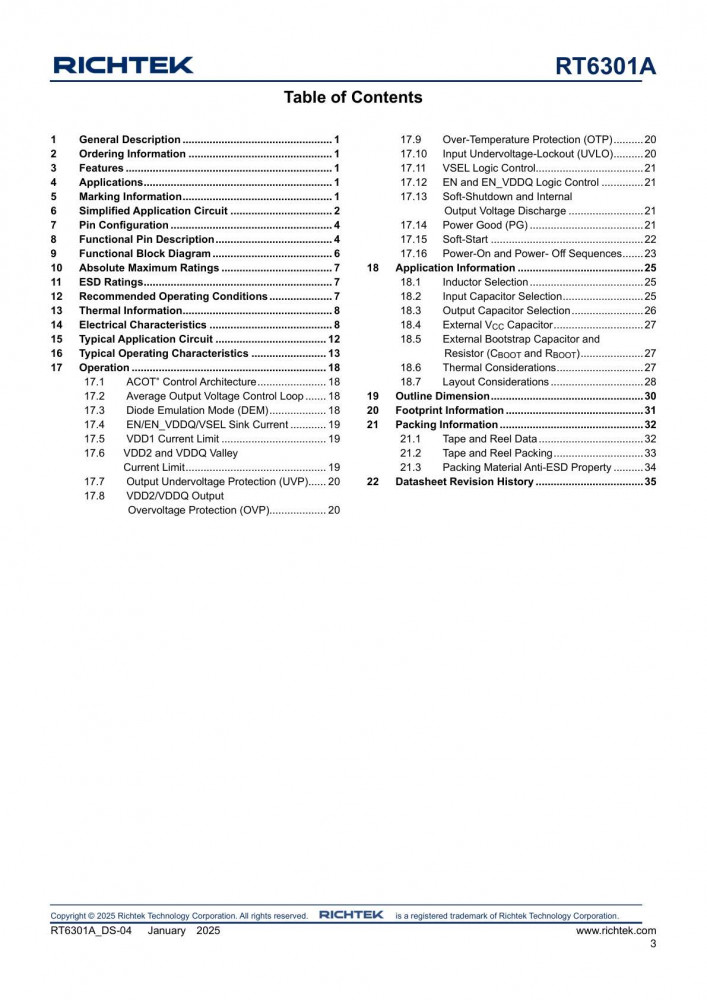 RT6301A document page 3