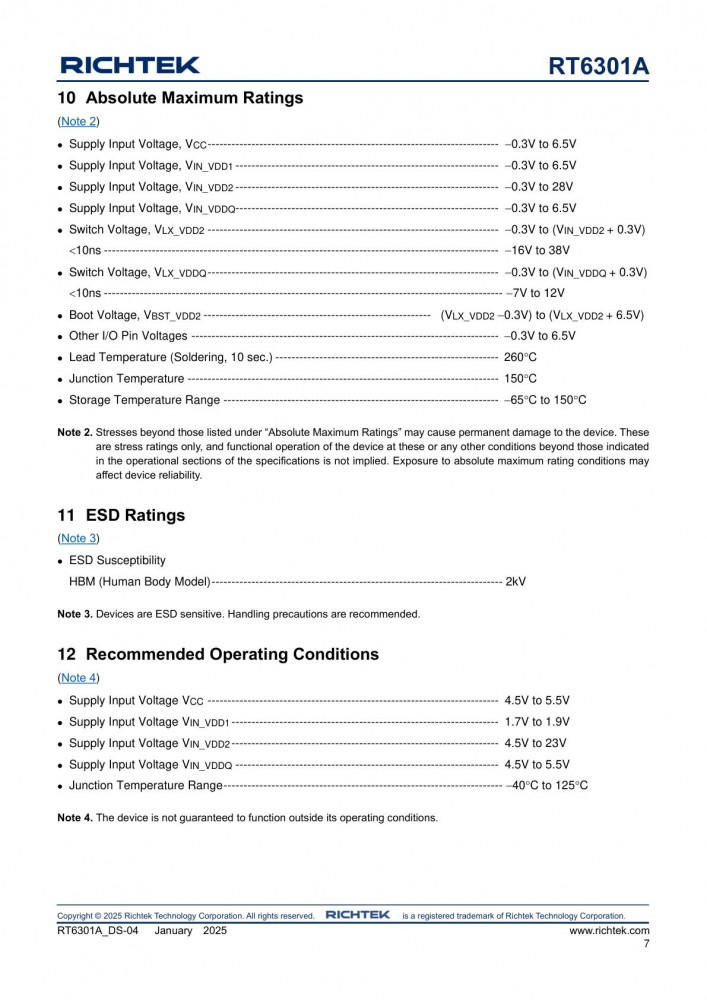 RT6301A document page 7