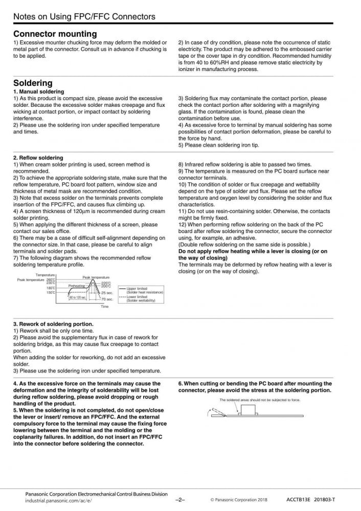 Panasonic AYF532865T datasheet page 9
