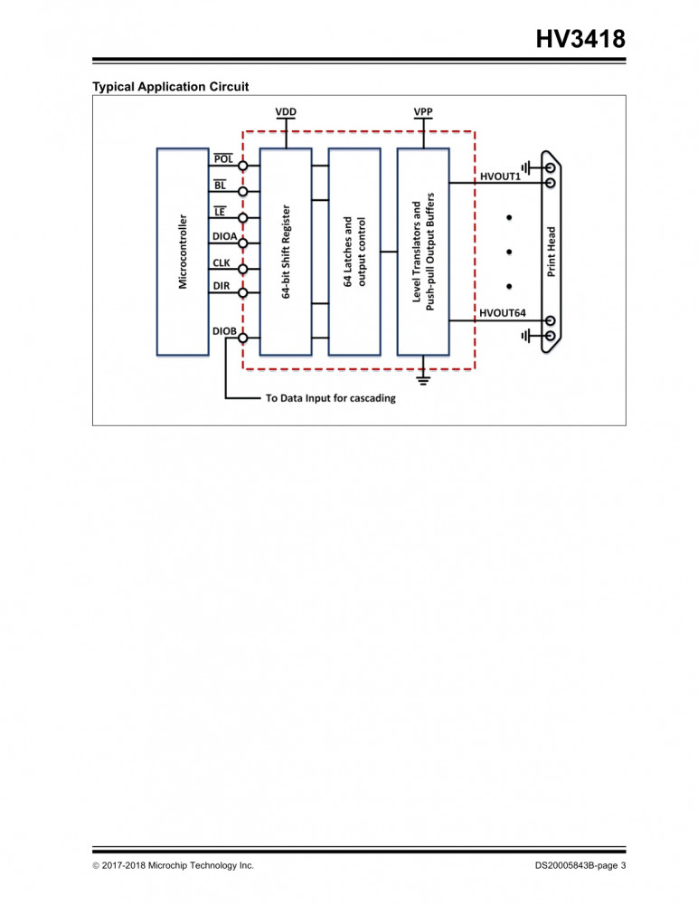 HV3418 datasheet page 3