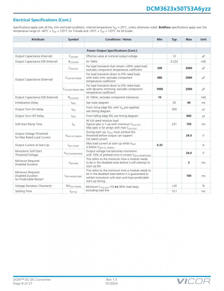 DCM3623T50T53A6M00 document page 8