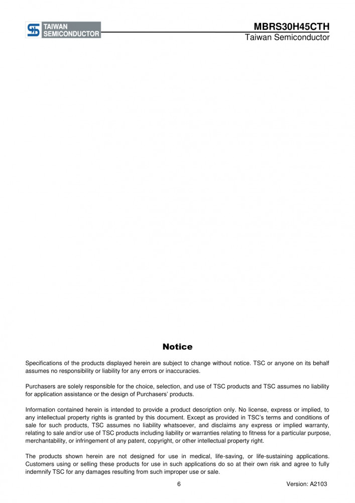 MBRS30H45CTH datasheet page 6