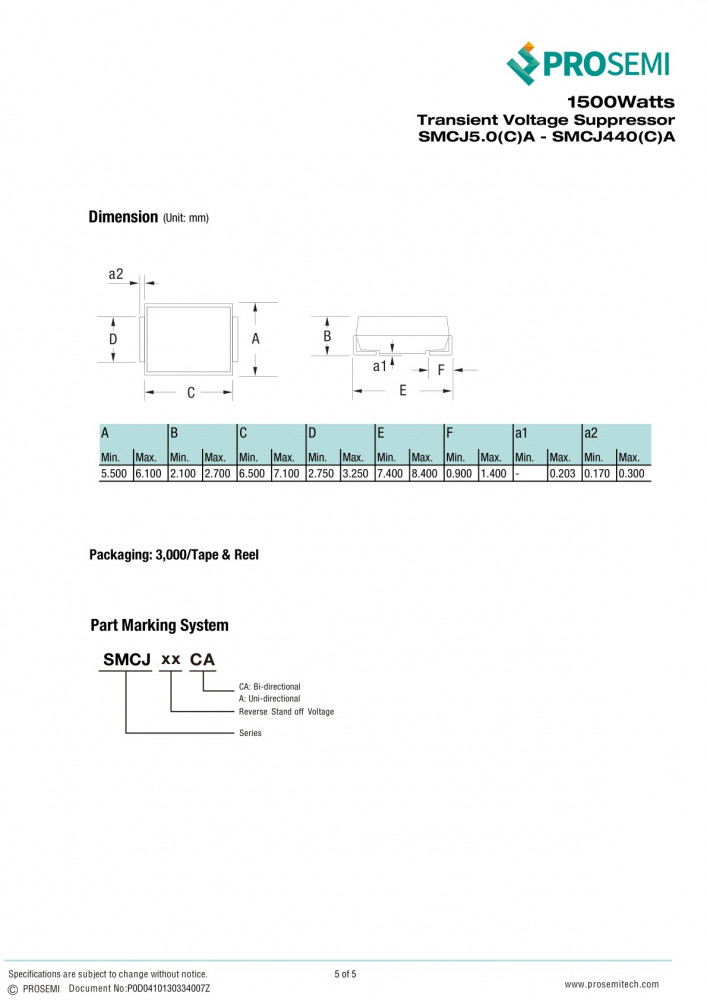 SMCJ24A datasheet page 5