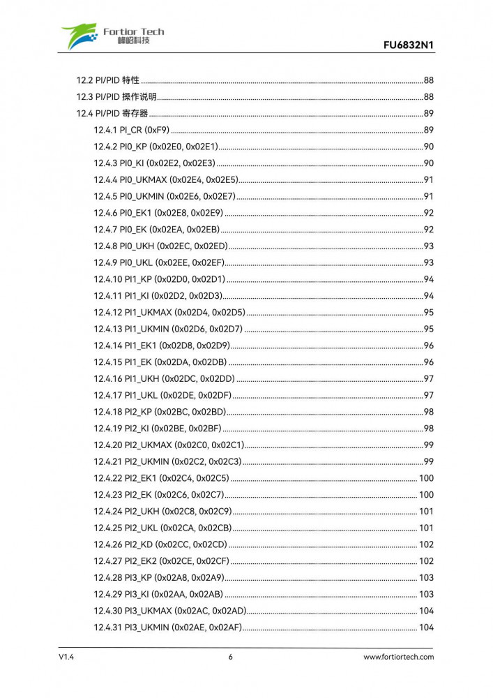 FU6832N1 datasheet page 6