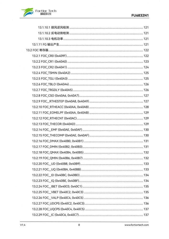 FU6832N1 datasheet page 8