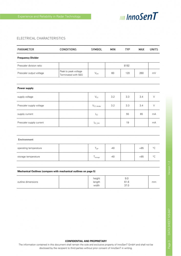 IVS-947 datasheet page 3