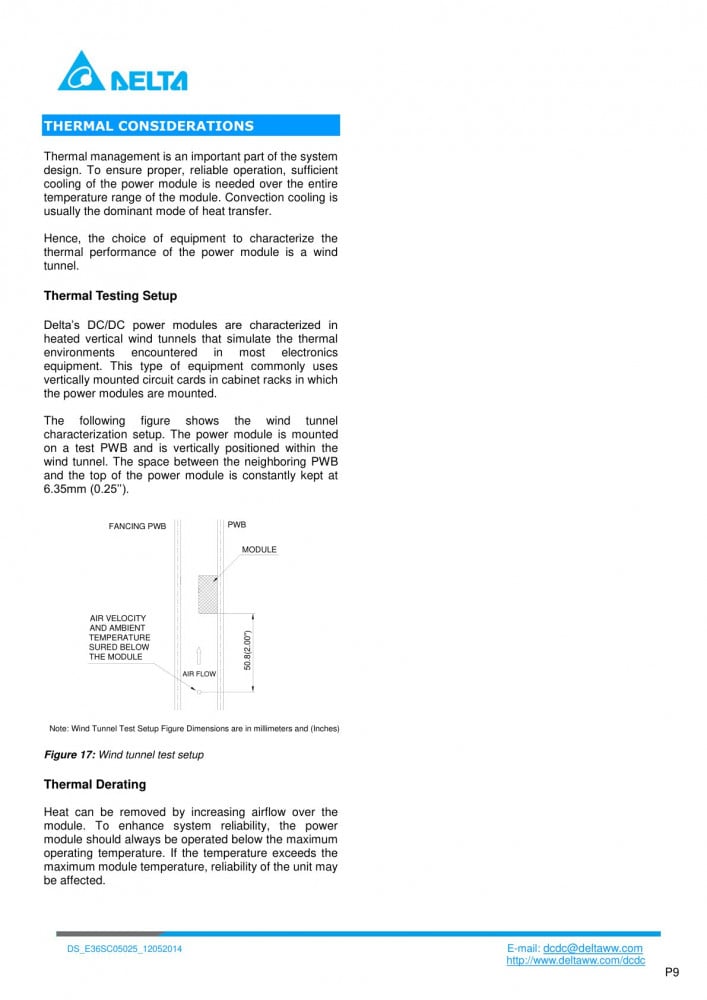 DELTA E36SC05025NRFA datasheet page 9