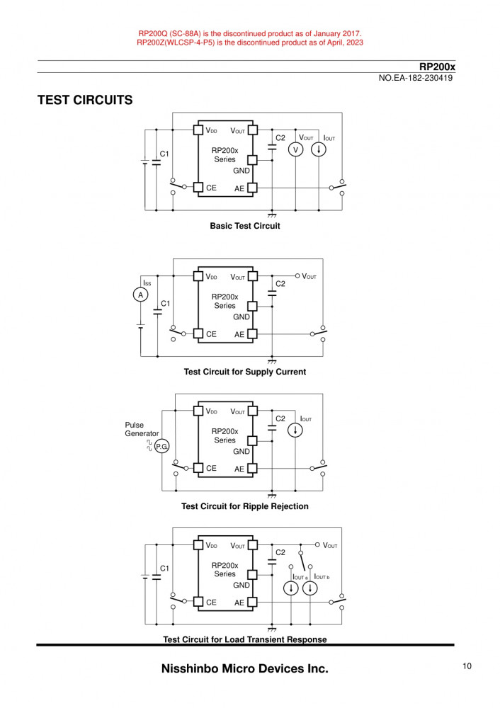 RP200 datasheet page 10