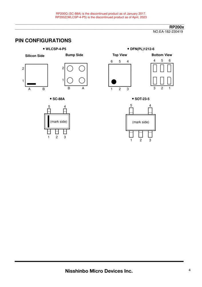 RP200 datasheet page 4